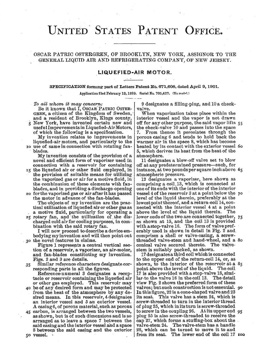 Ostergren's Liquid Air Fan Motor - Pre-1950 (Antique) - AFCA Community