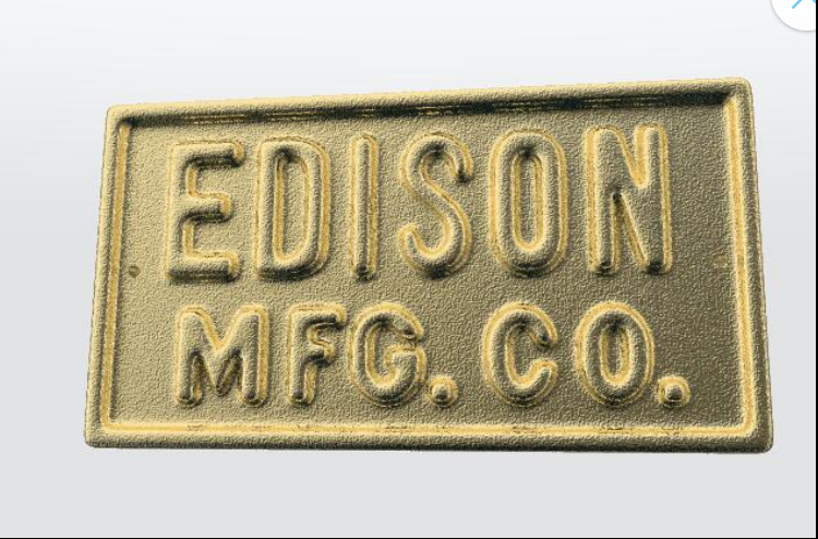 Edison Badge (Attn: Bob Peshoff) - Pre-1950 (Antique) - AFCA Community