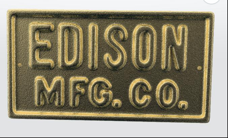 Edison Badge (Attn: Bob Peshoff) - Pre-1950 (Antique) - AFCA Community